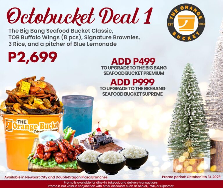 SPECIAL OFFERS – The Orange Bucket