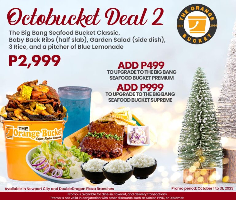 SPECIAL OFFERS – The Orange Bucket